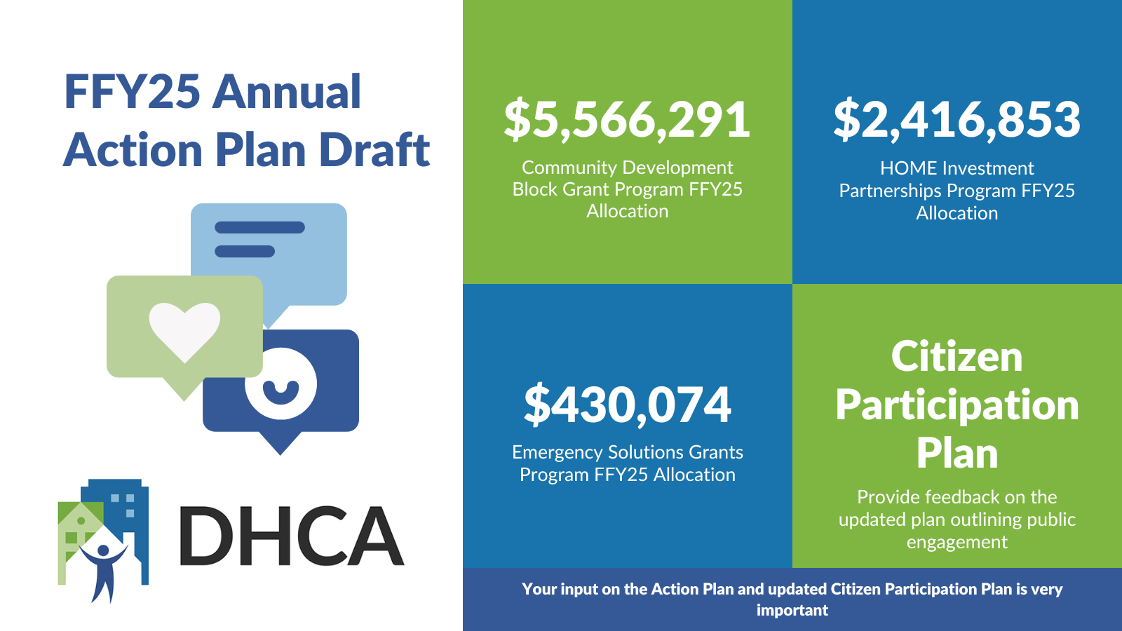 Announcements | DHCA